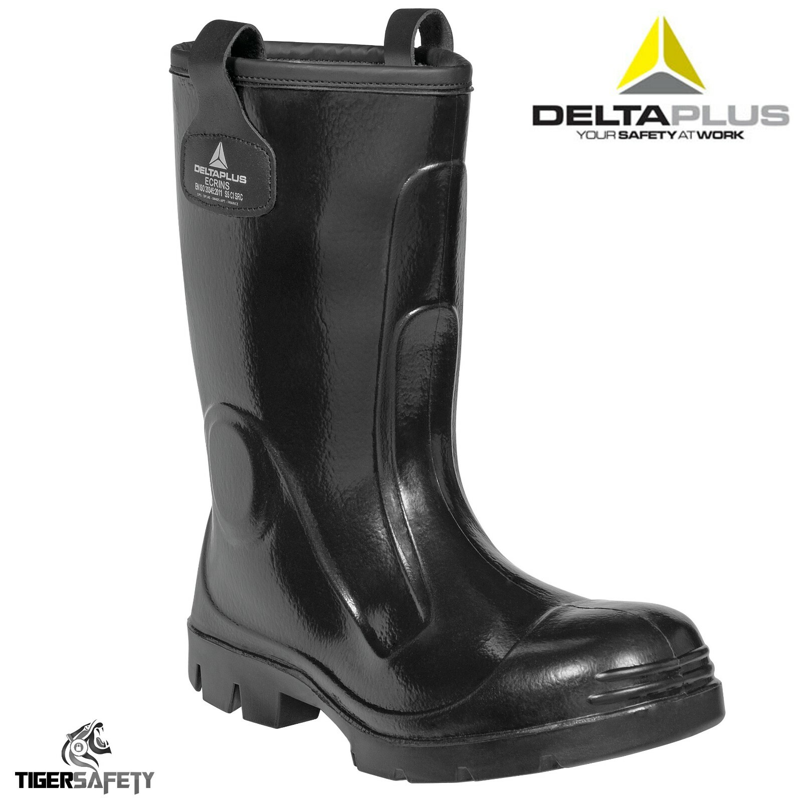 Delta Plus Ecrins S5 Black Cold Work Waterproof Safety Wellington Boot ...