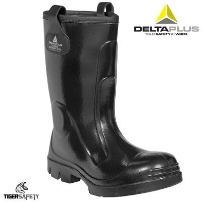 Delta Plus Ecrins S5 Black Cold Work Waterproof Safety Wellington Boot ...