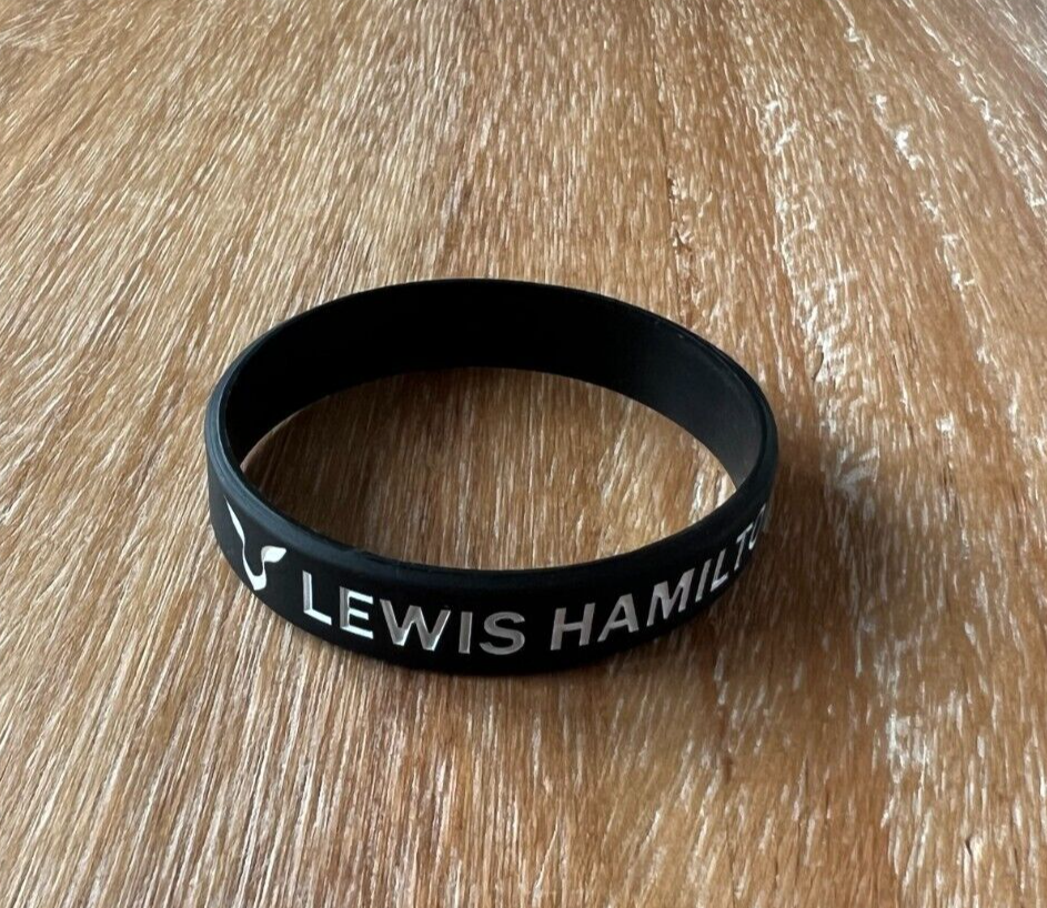Lewis Hamilton F1 Driver Inspired Rubber Wristband, Mercedes, Team LH ...