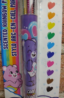 Care Bears Kangaru Sweet Scented Inks Rainbow 1 Pen 10 Colors Purple ...