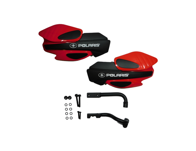 2010-2015 PURE POLARIS SPORTSMAN 570 850 NEW RED HANDGUARDS WITH MOUNT ...