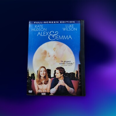 Alex and Emma (DVD, Full-Screen, Snap-Case) Kate Hudson Luke Wilson ...