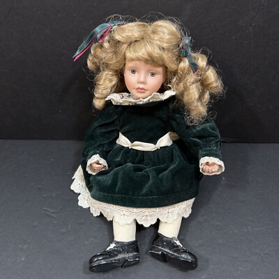 BOYDS BEAR TBC 2000 NOEL PORCELAIN GIRL DOLL 4911 VICTORIAN Christmas ...