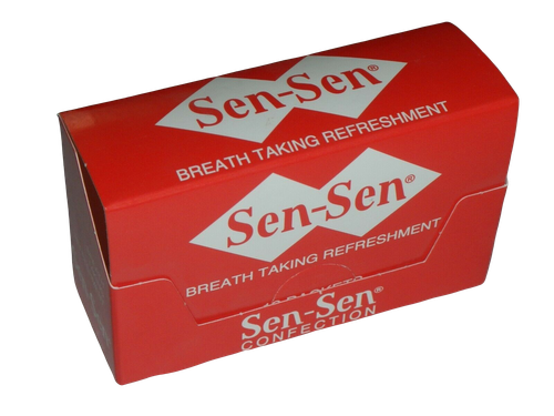 Empty Box Sen Sen confection mint Breath taking refreshment Licorice ...