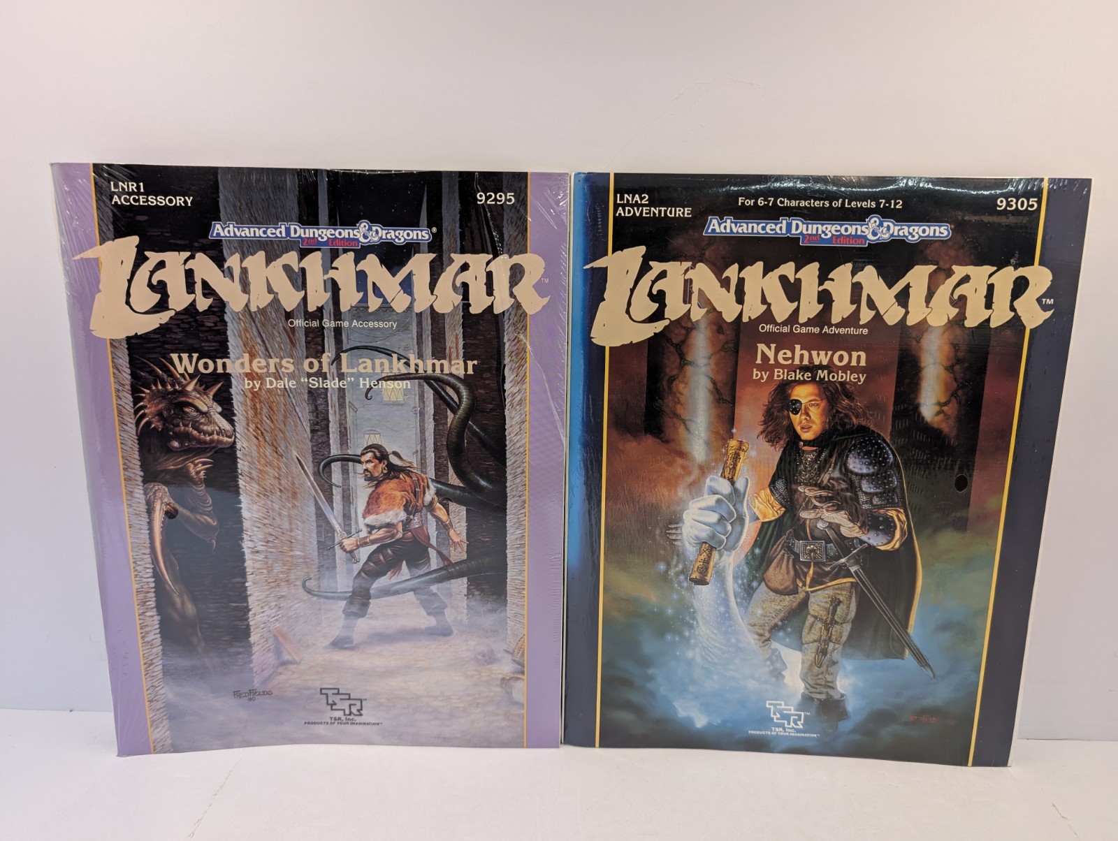 AD&D Guide 2nd Ed. Lankhmar "Wonders of Lankhmar" LNR1 & "Nehwon" LNA2 ...