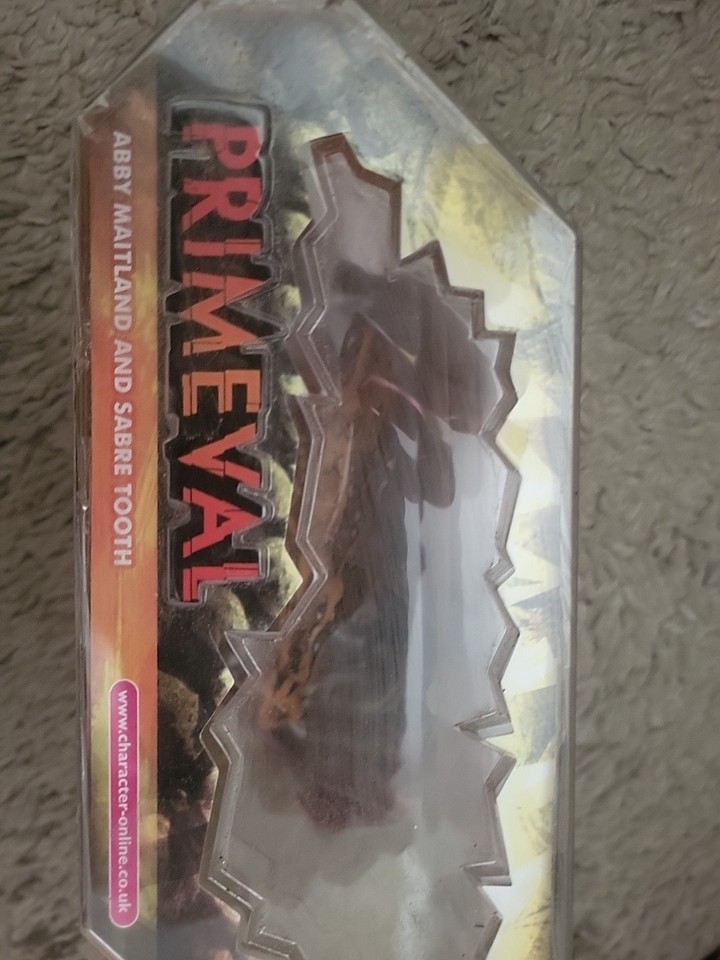 Primeval Abby Maitland And Sabre Tooth Tiger Action Figures Smilodon ...