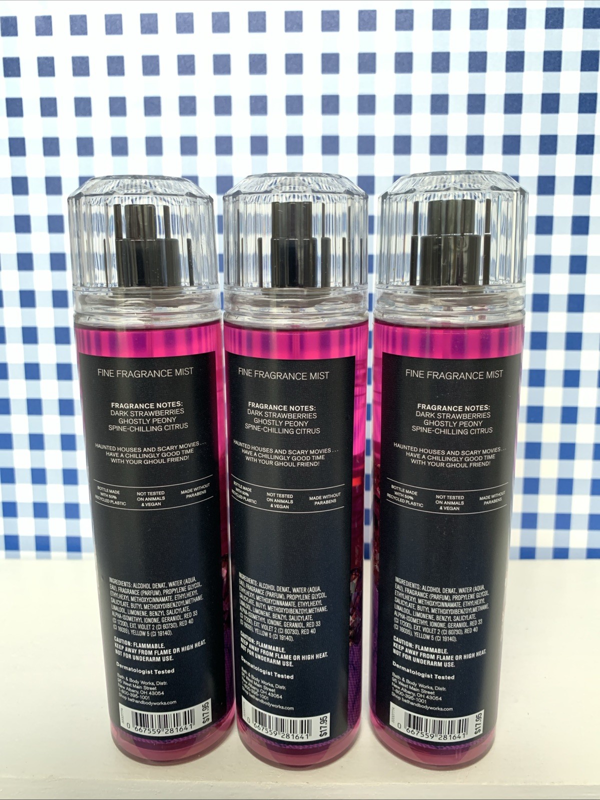 3X ~ Bath & Body Works ~ Full Size ~ Fine Fragrance Mist ~ GHOUL FRIEND ...