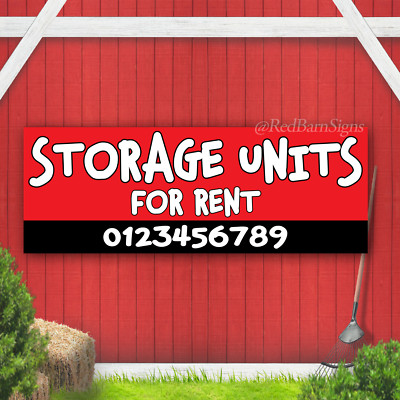 Storage Units For Rent Indoor Outdoor Vinyl Banner Design | eBay