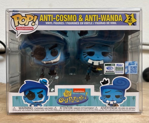 ANTI-COSMO ANTI-WANDA FAIRLY ODDPARENTS 2-PACK WONDER CON EXCLUSIVE w ...