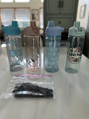 PINK Plastic Water Bottles *Choose One, Select Multiple* -Send Message ...