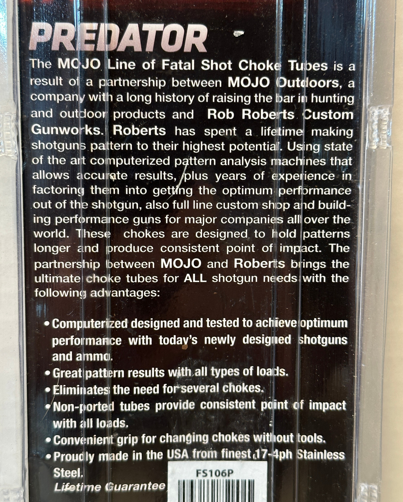 MOJO FS106P Fatal Shot Custom Predator Choke Tube for REMINGTON Pro ...