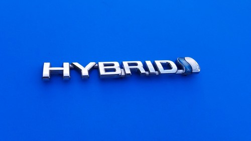 07 08 09 TOYOTA PRIUS HYBRID RIGHT FENDER CHROME EMBLEM LOGO BADGE SIGN ...