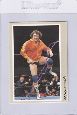 Terry Funk/Dory Funk Jr 1989 BBM Magazine Wrestling Hand cut Card | eBay