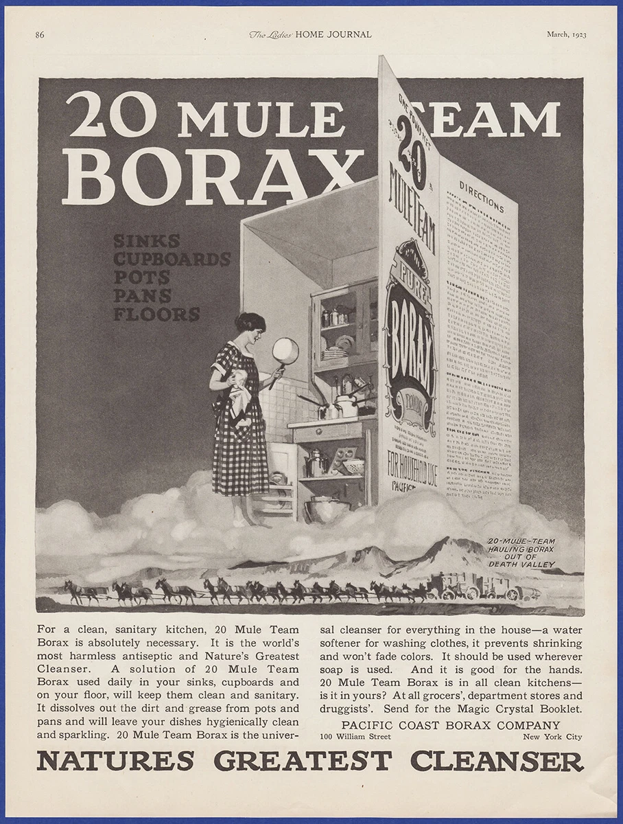 Mule Team Borax Uses
