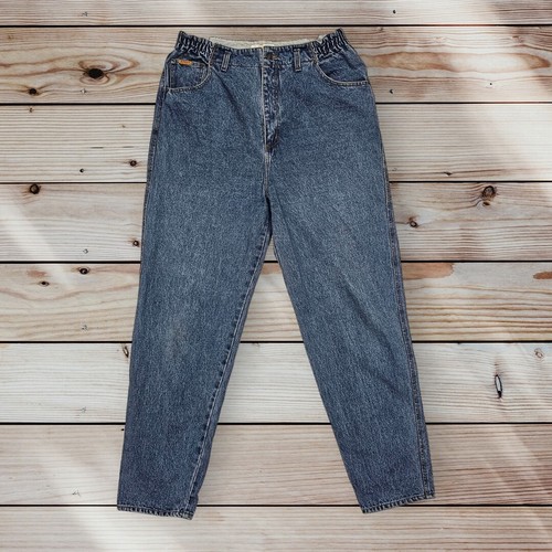Vintage Women's Jeanjer Jeans by Jordache W34 L44 Straight Leg Blue ...