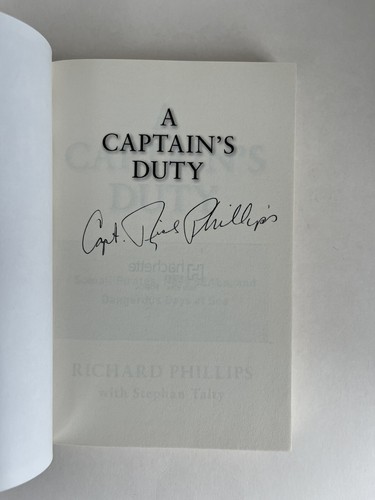 SIGNED / A Captain's Duty - Paperback By Richard Phillips | eBay