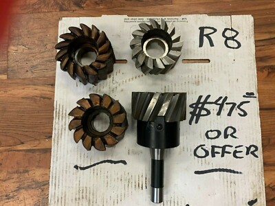 4" Shell Mill Cutter with R8 Arbor Lot - Item 1016 | eBay