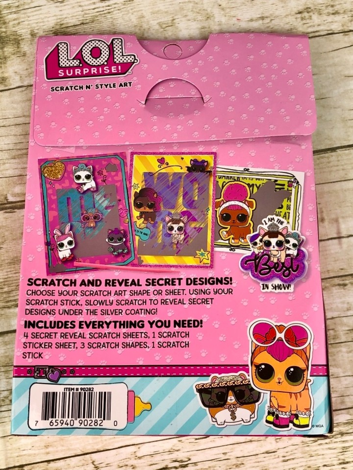 LOL Surprise Interactive Live Surprise Scratch N Style Paint Your Own ...