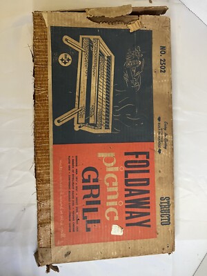 Vintage Structo Fold Away Picnic Grill #2502 Retro | eBay