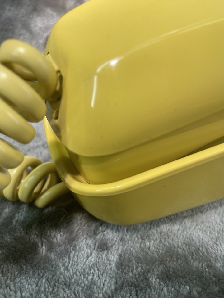 Vintage 1972 Western Electric YELLOW -56 Small button Trimline Works DATE MATCH | eBay