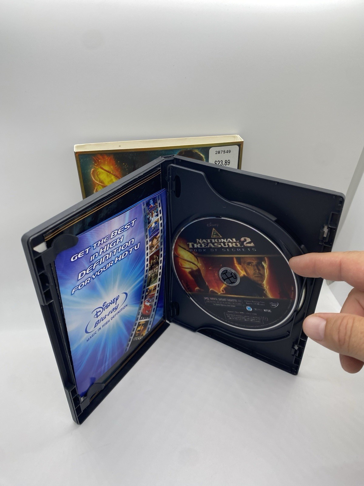 National Treasure Lot 2 DVD National Treasure & 2 Book Of Secrets ...