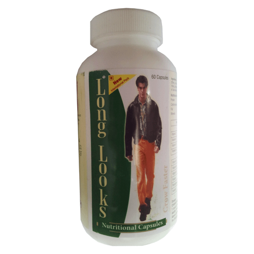 Long Looks Height Increase Gain Herbal Original Capsule Growth India | eBay