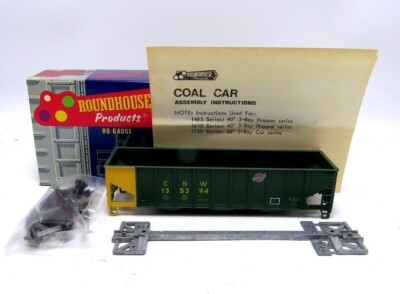 NIB - Six (6) Roundhouse HO Scale C&NW Hopper Kits w/Different Car ...