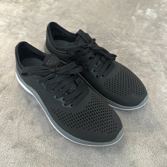 Crocs LiteRide 360 Pacer Sneakers Shoes Black Women's… - Gem
