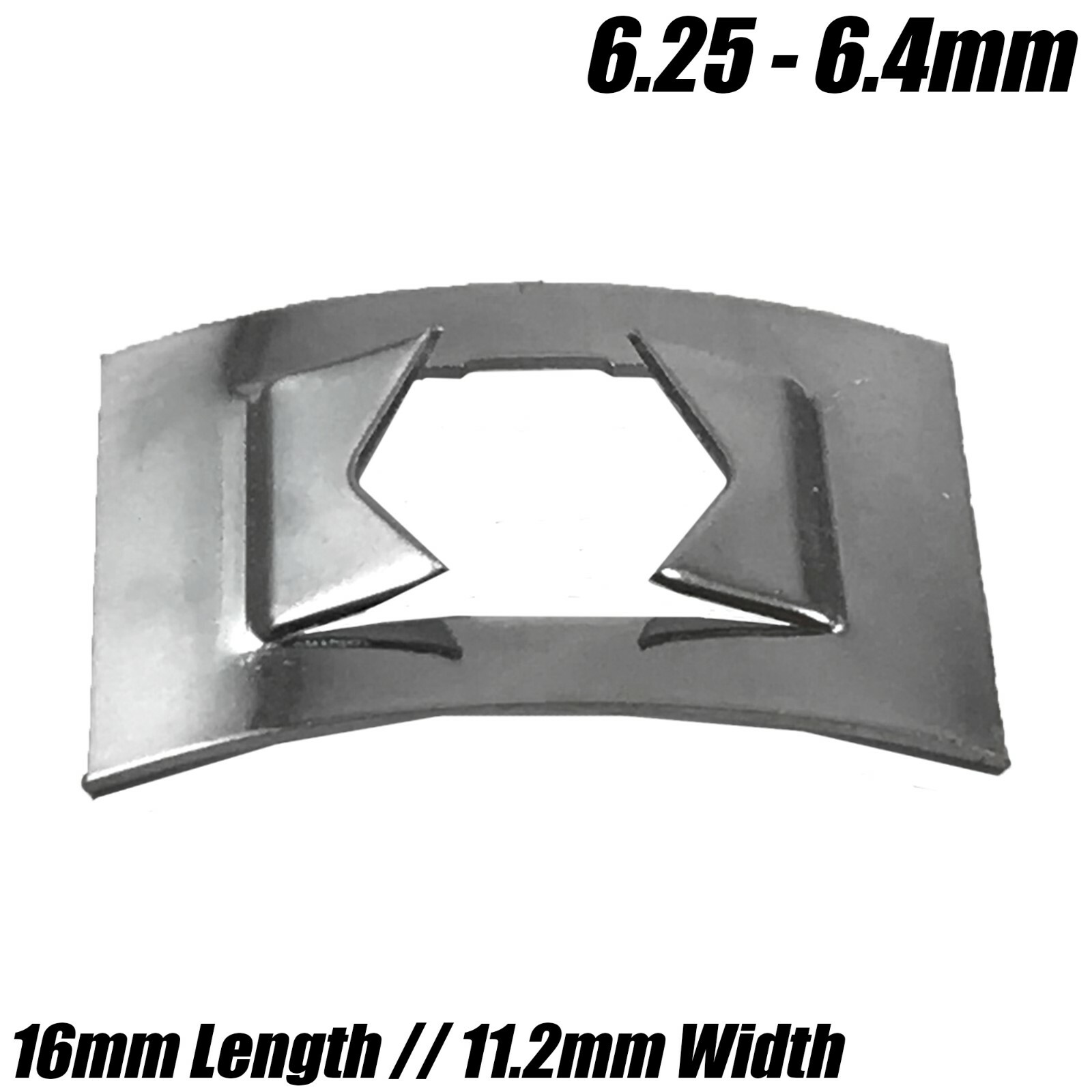 Metric Zinc Plated Flower Grab Washer Stud Steel Flat Rectangular Push ...