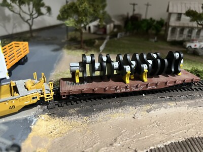 Ho Scale Flat Car Load Container Ship Main Crank Shaft | eBay