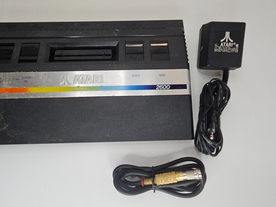 Atari 2600 Jr Console System w/ Game, Controller, Power & RF Tested ...