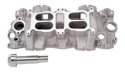 Performer RPM Dual-Quad Large Port Intake Manifold for Big Block Chevy ...
