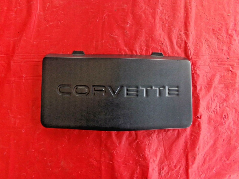 1984-1990 (C4) Corvette Front Bumper License Plate Cover Insert Filler ...