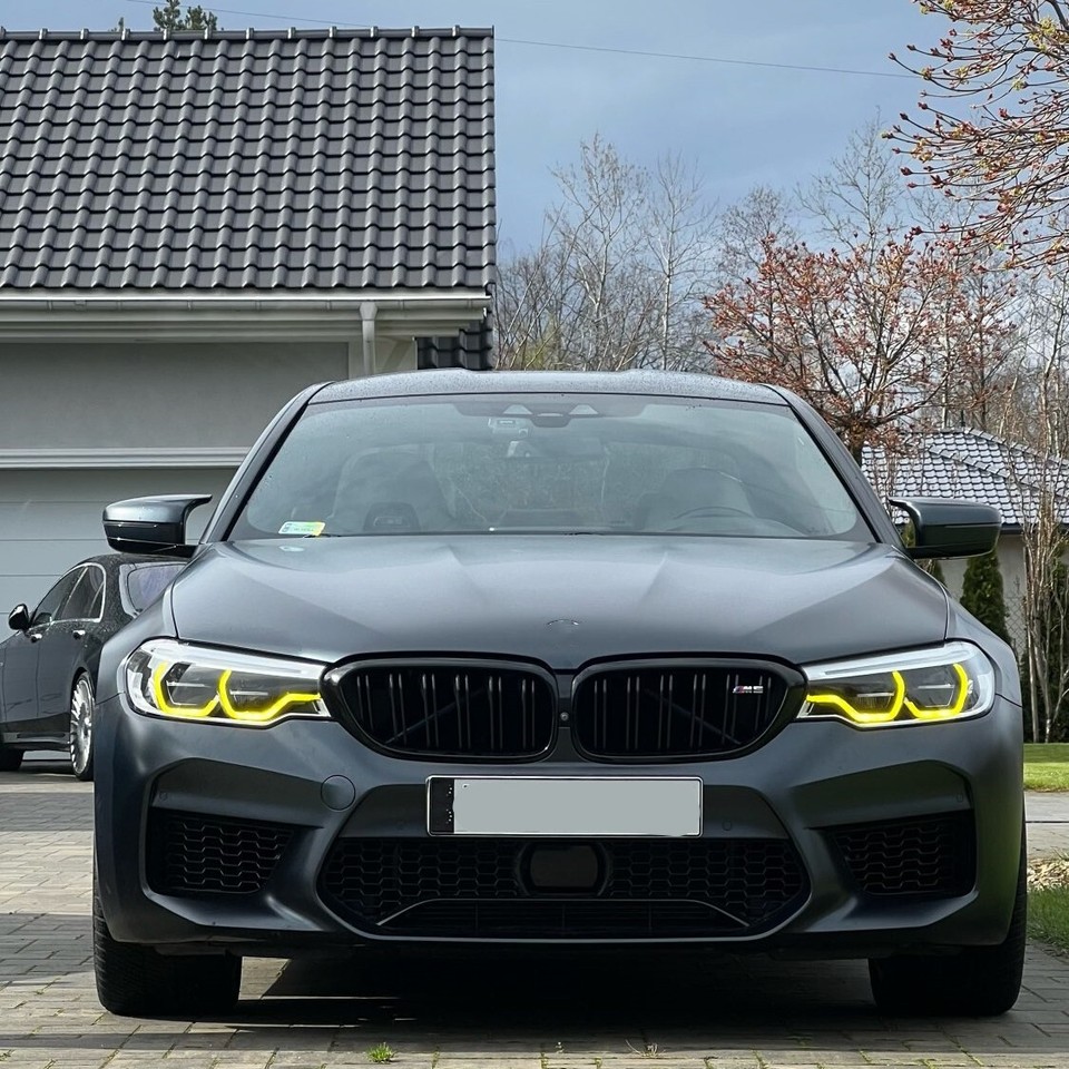 YELLOW DRL LED BOARDS FOR 17-20 BMW G30 530i 540i F90 M5 DAYTIME ...