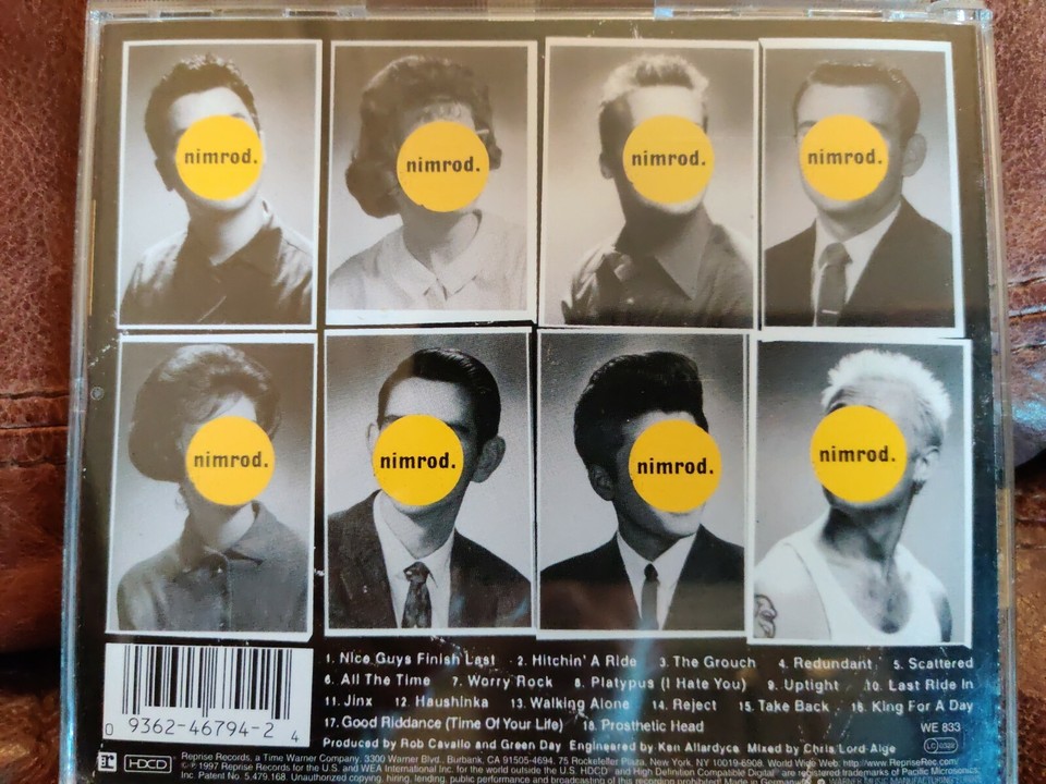 Green Day Nimrod CD | eBay