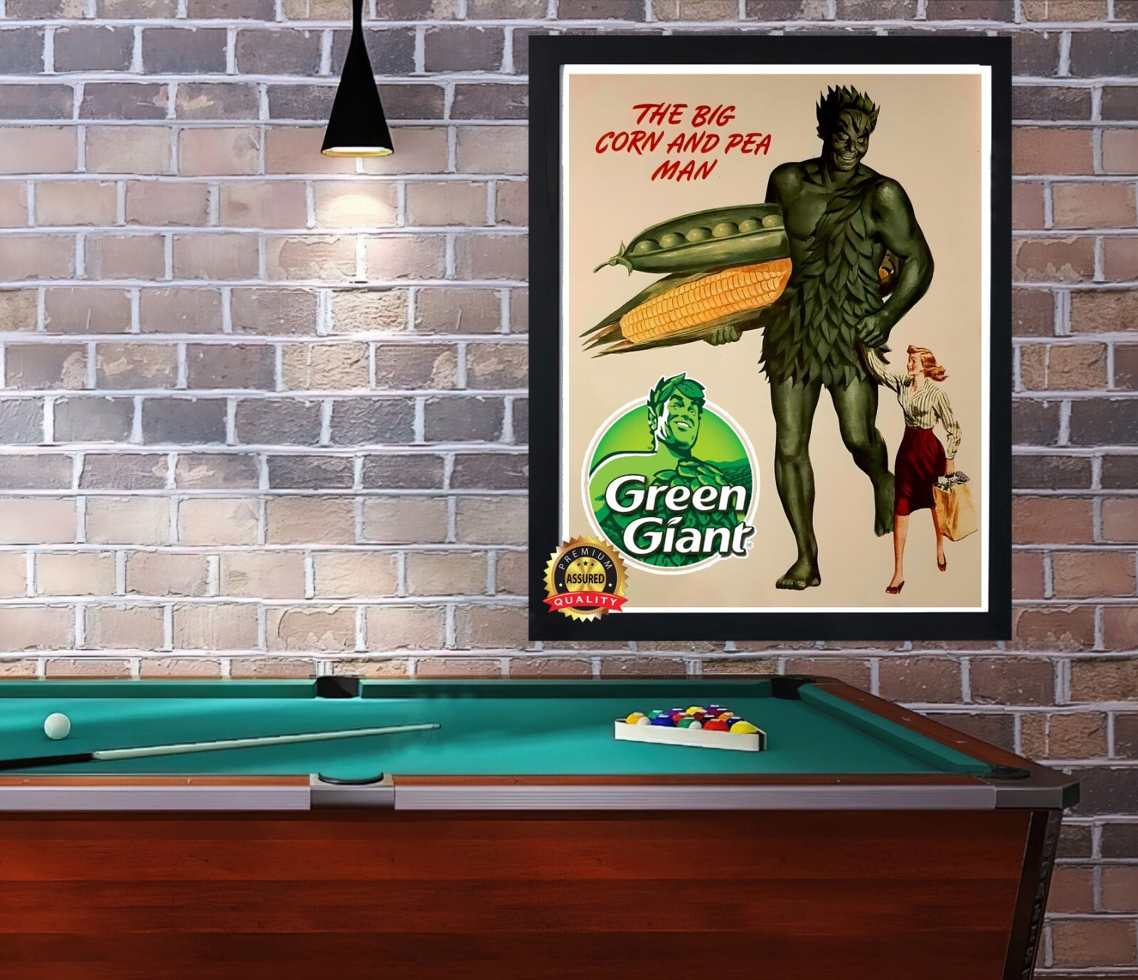 The Green Giant - The Big Corn And Pea Man - Vintage - Metal Sign 11 x ...