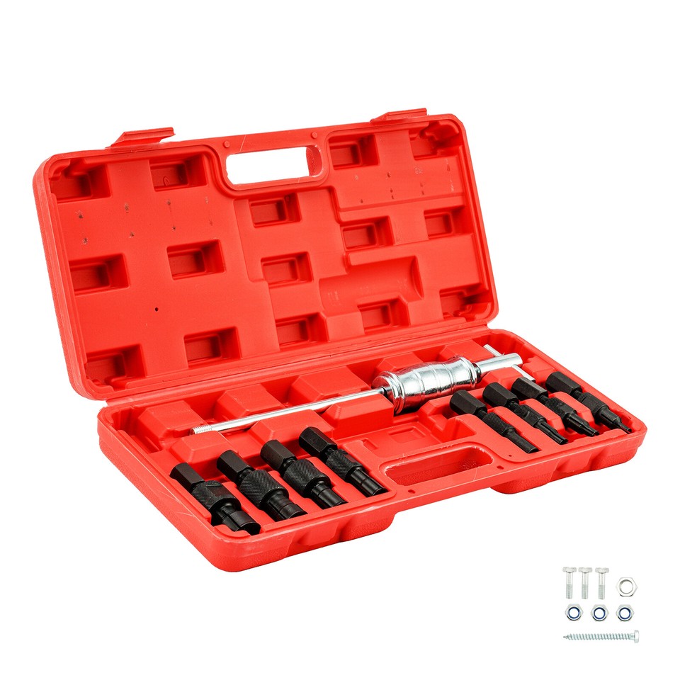 9PCS Inner Bearing Puller Remover Blind Hole Slide Hammer Internal Kit ...