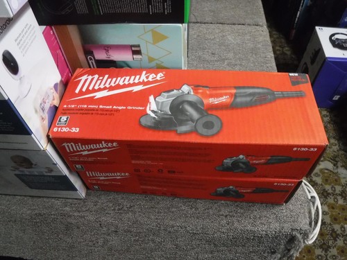 *NEW* Milwaukee Corded 4-1/2" Angle Grinder with Sliding Lock-On Switch ...