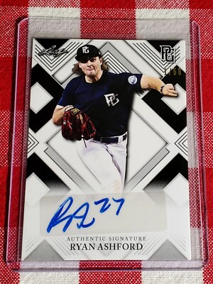 Ryan Ashford 2023 Leaf Perfect Game National Showcase Auto Black 1/50 ...
