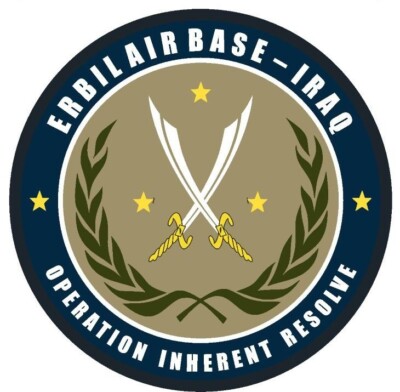 4" ERBIL AIR BASE IRAQ OPERATION INHERENT RESOLVE HOOK & LOOP PATCH | eBay
