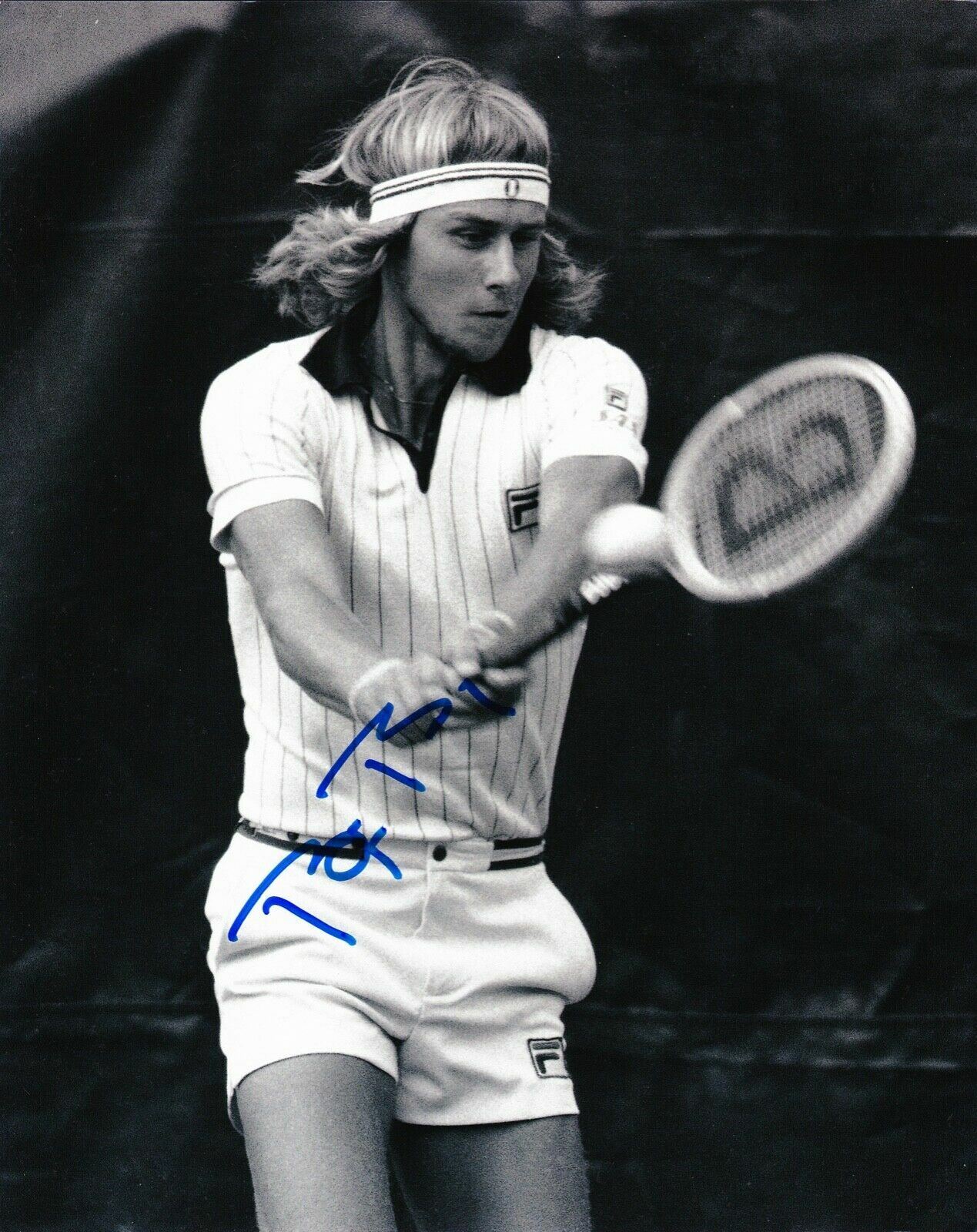 Bjorn Borg Signed 10X8 Photo Genuine Autograph Wimbledon AFTAL COA (B ...