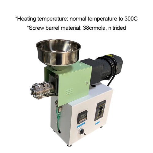 SJ12 Small Injection Molding Extruder Single Screw Extruder Plastic ...