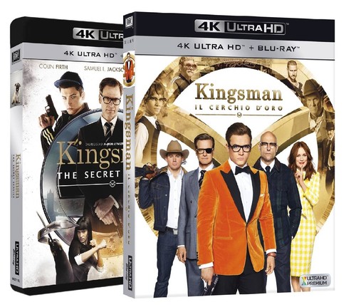 KINGSMAN COLLECTION 2 FILM 4K (4 BLU-RAY UHD + 2D) Colin Firth,Samuel L ...