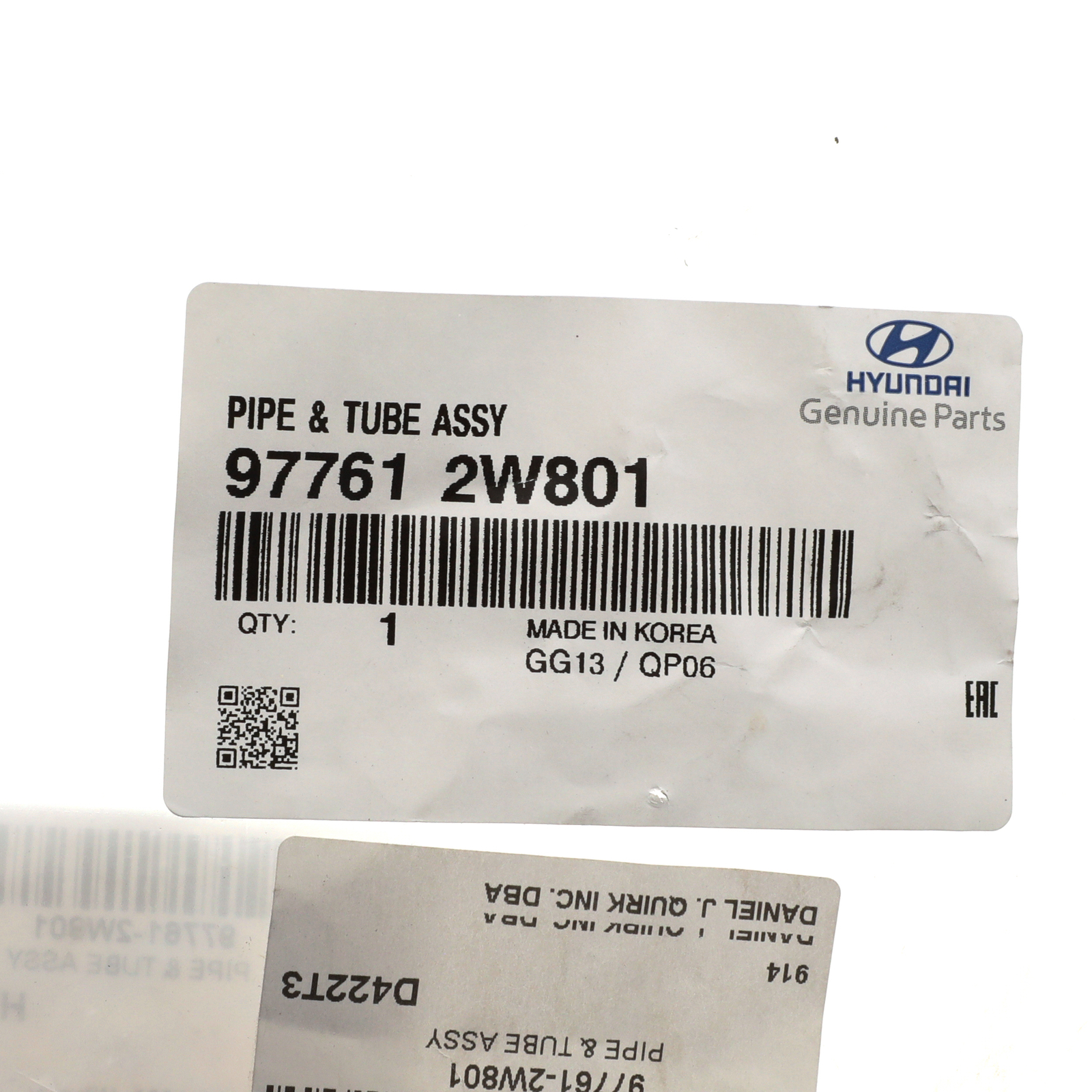OEM NEW Hyundai 2013-2019 Santa Fe A/C Refrigerant Discharge Hose 97761 ...
