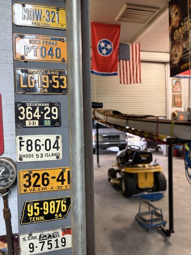 1950's Antique Collectors Cereal Box License Bicycle Plates Lot Of 8 ...