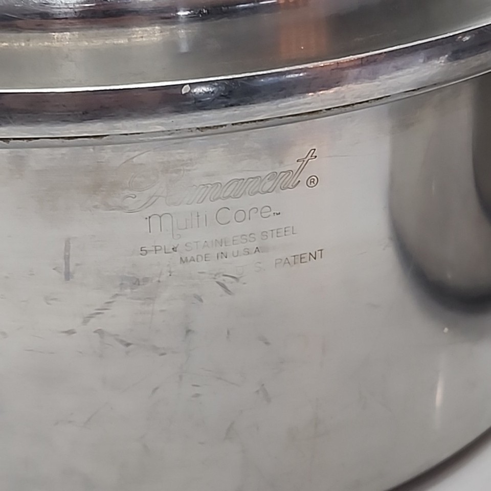Permanent Multi-core 5 Ply Stainless Steel 6 Qt Stock & 3 Quart Sauce ...