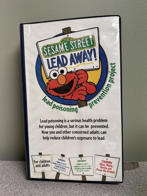 Vintage 1996 Sesame Street Lead Away! Lead Poisoning Prevention Project ...