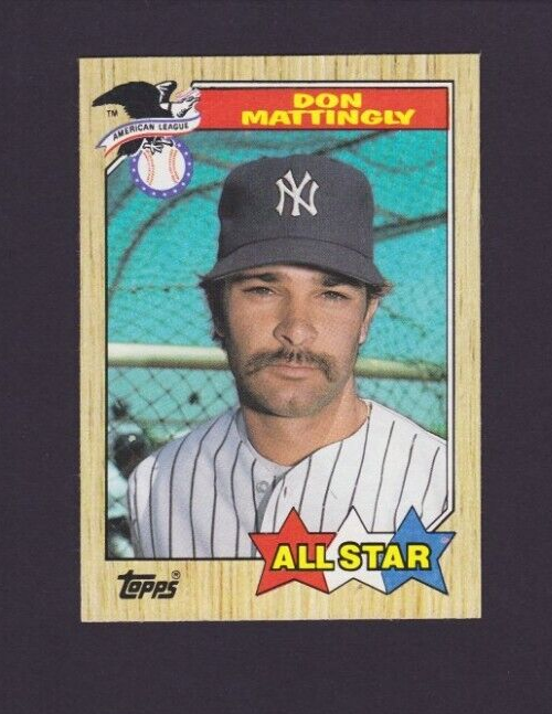 DON MATTINGLY #606 1B 1986 TOPPS All Star NEW YORK YANKEES ⚾ BASEBALL ...