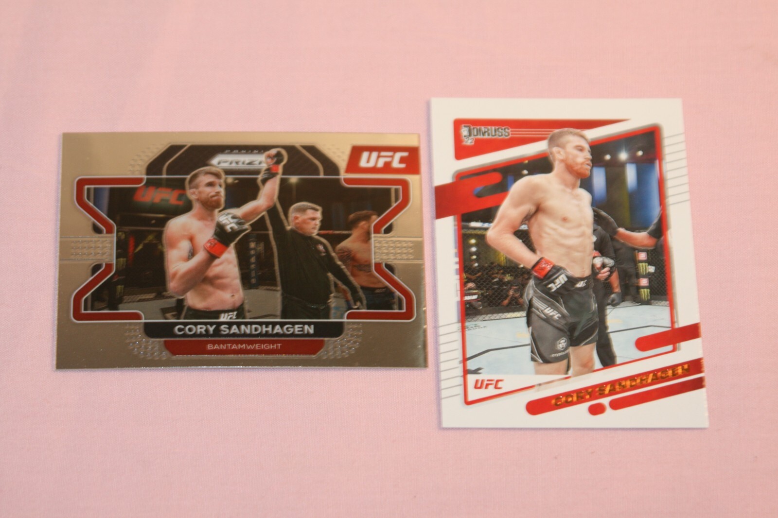 CORY SANDHAGEN LOT OF 2 2022 PRIZM UFC #49 DONRUSS #37 MMA | eBay