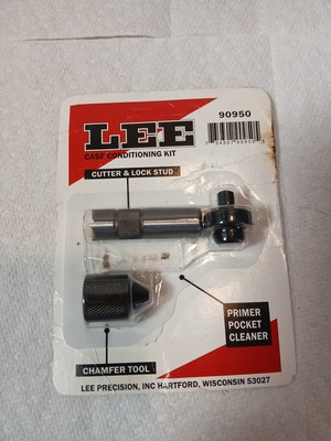 Lee Preciesion Case Conditioning Kit inlcudes cutter and lock stud ...
